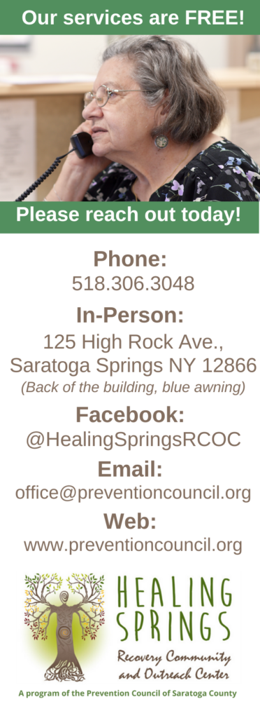 Healing Springs Recovery and Outreach Center- Saratoga, NY